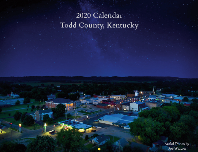 2020 Todd County Calendar